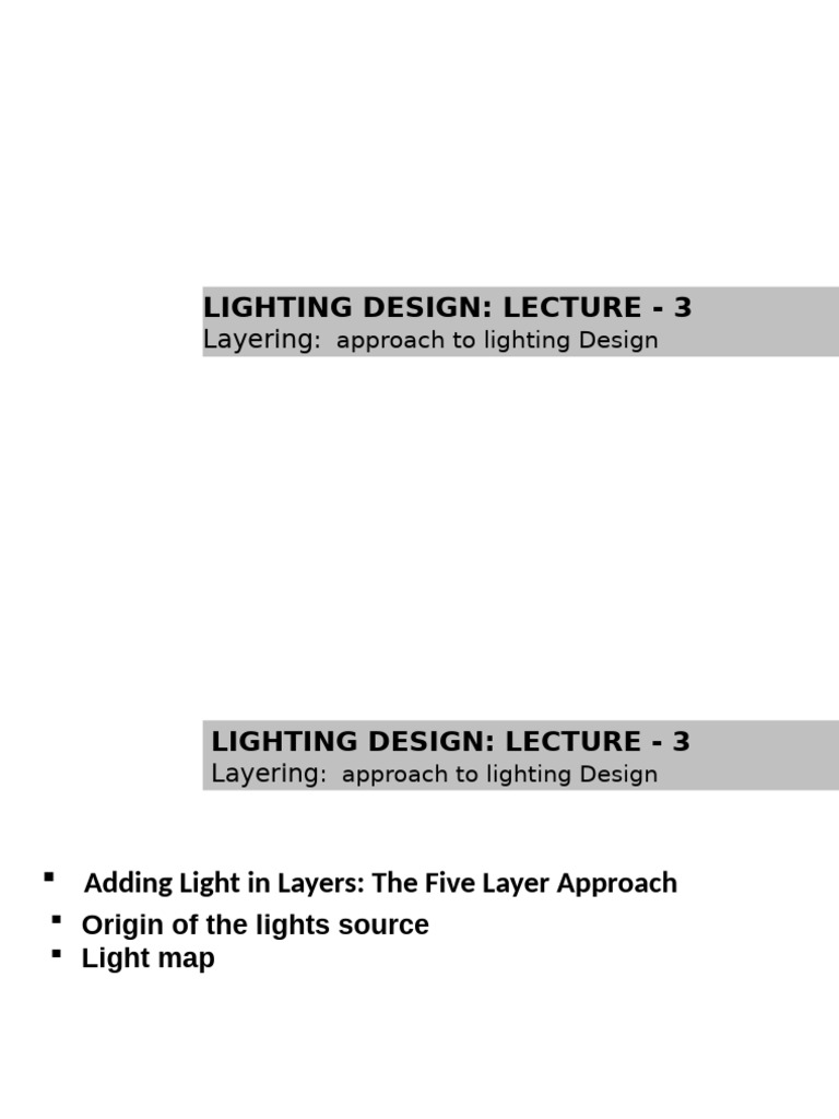 Lecture 3 Layers | PDF
