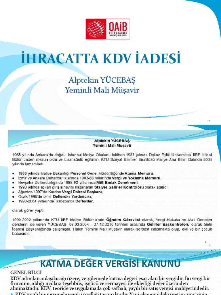 KDV Istinası | PDF