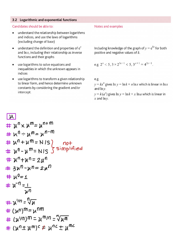 Logarithm Exponentials | PDF