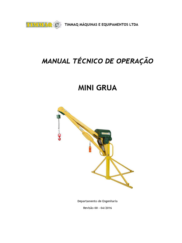 Manual - Mini Grua | PDF
