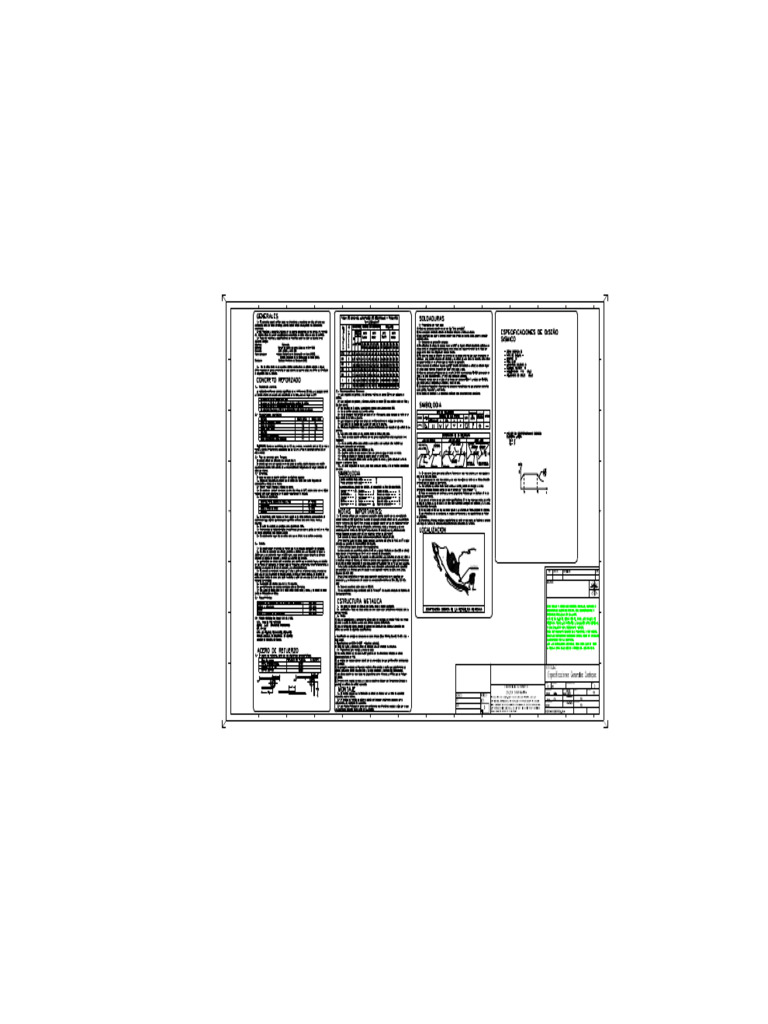 Especificaciones RLF Bahìa 1y2 - Coatepec | PDF