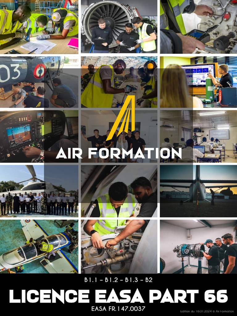 AIR FORMATION - Licence EASA Part 66 B1-B2 2024V02 | PDF