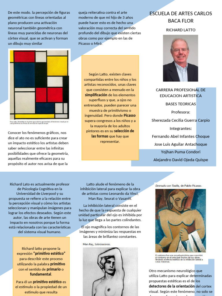 Triptico de Bases Teoricas | PDF