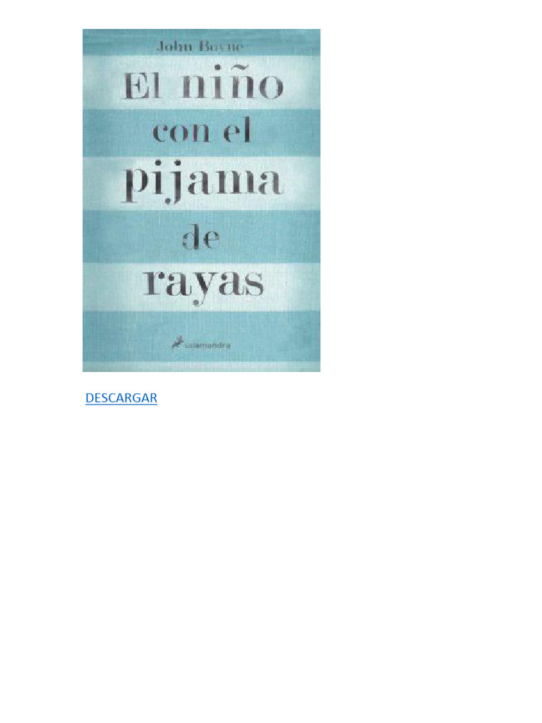 El Niño Con El Pijama de Rayas | PDF