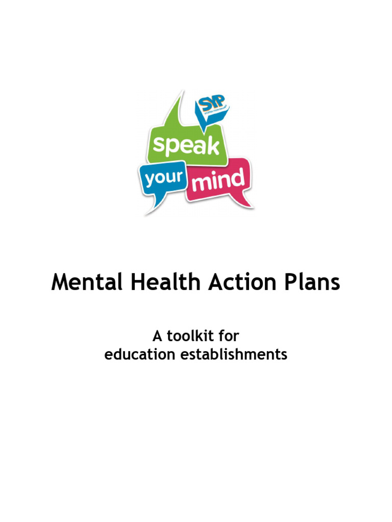 Mental Health Action Plan Toolkit For Education Establishments | PDF | Mental Health | Self Harm
