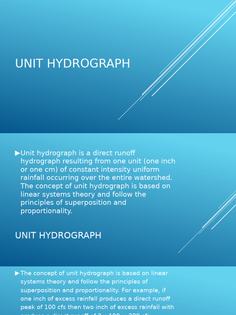 Unit Hydrograph | PDF