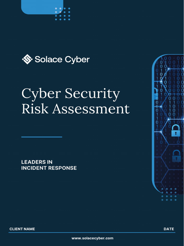 Cyber Risk Assessment Sample Report | PDF