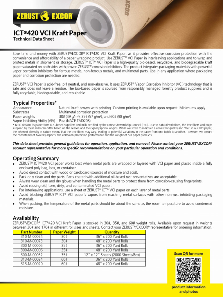 ICT420 VCI Paper TDS RevA | PDF