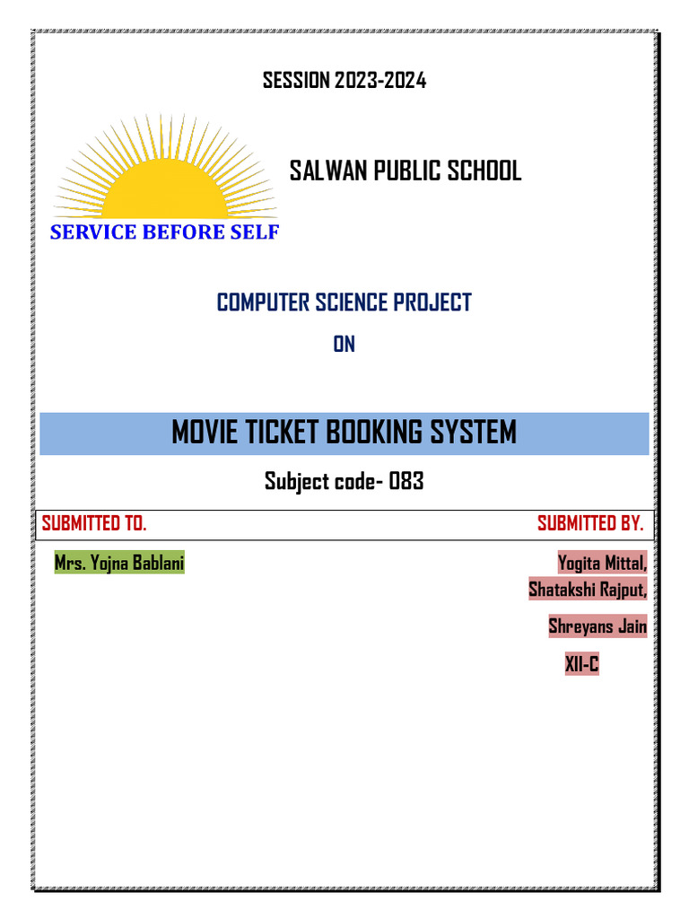 Sample Project file | PDF