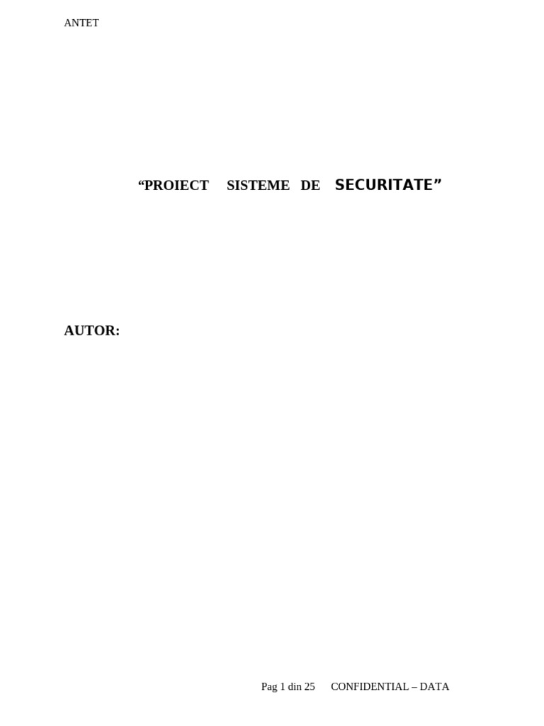 Proiect Model - Obiectiv Farm | PDF