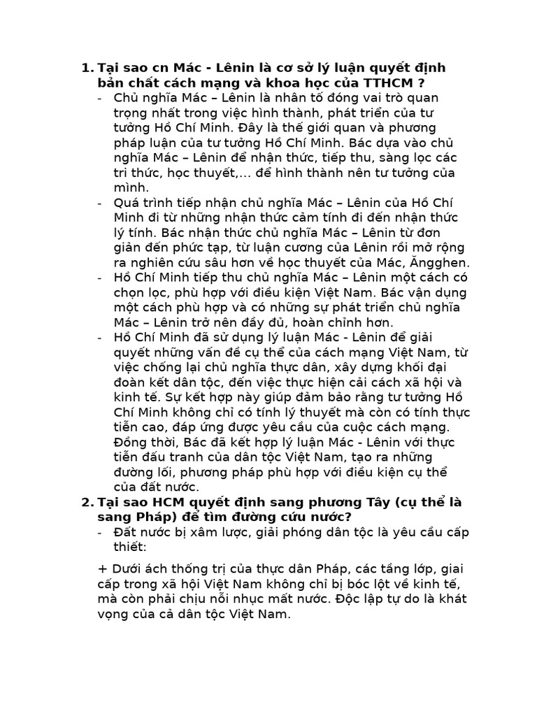 Câu hỏi chương 2 tthcm | PDF