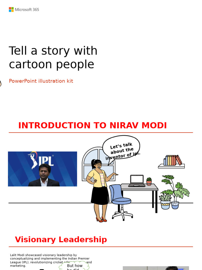 Tell a story with cartoon people | PDF