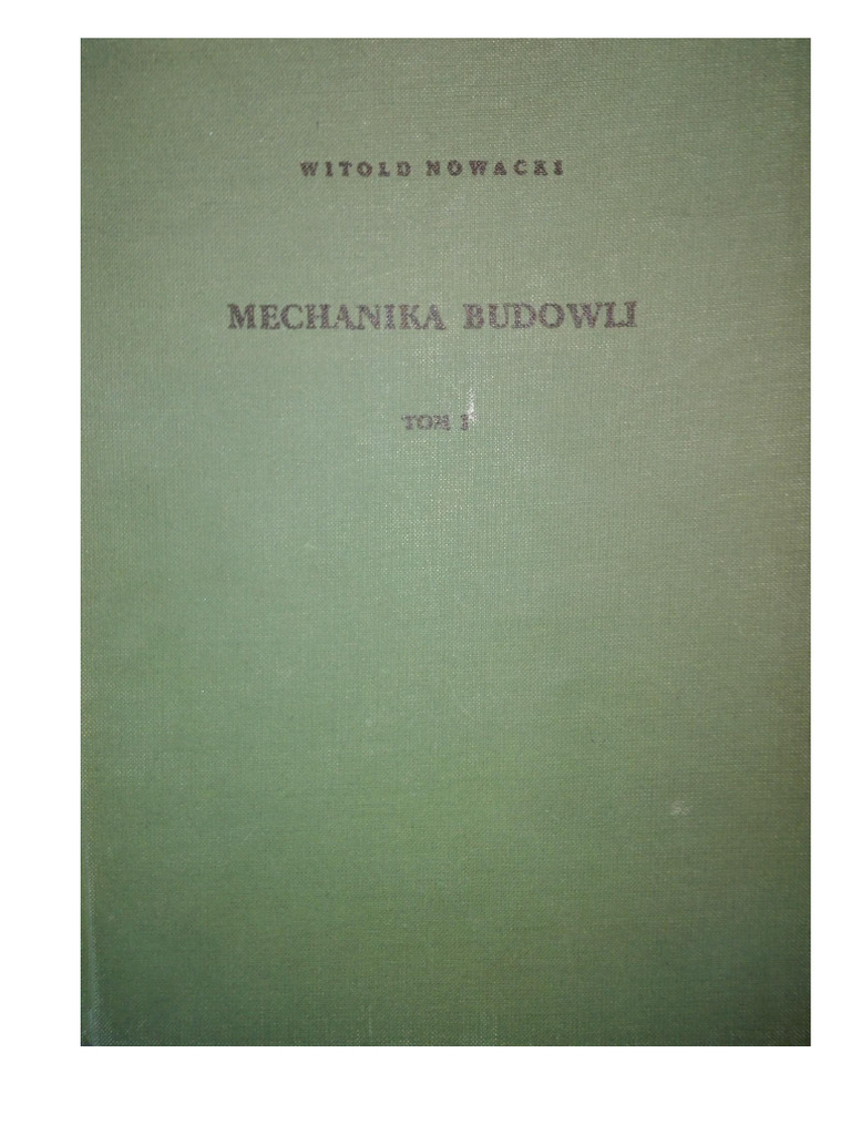 Witold Nowacki - Kratownice | PDF