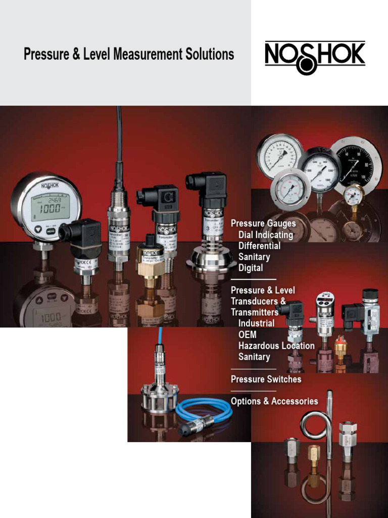 Pressure and Level Measurement Solutions Catalog | PDF
