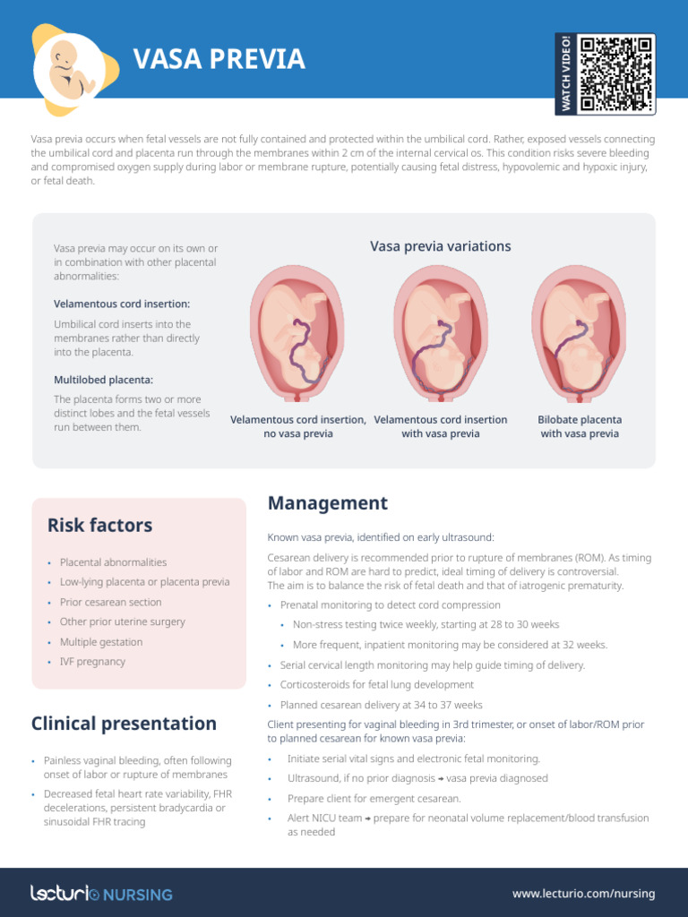 Nursing CS Vasa-Previa 01 | PDF