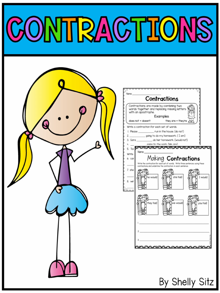 Contractions Freebie | PDF