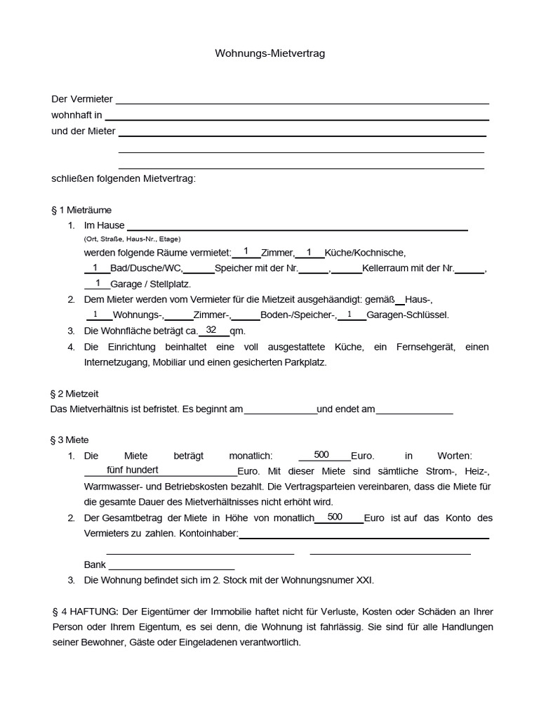 Contract Empty Page | PDF