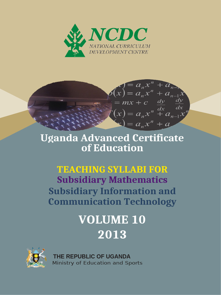 Sub Ict Syllabus | PDF | Probability Distribution | Educational Assessment