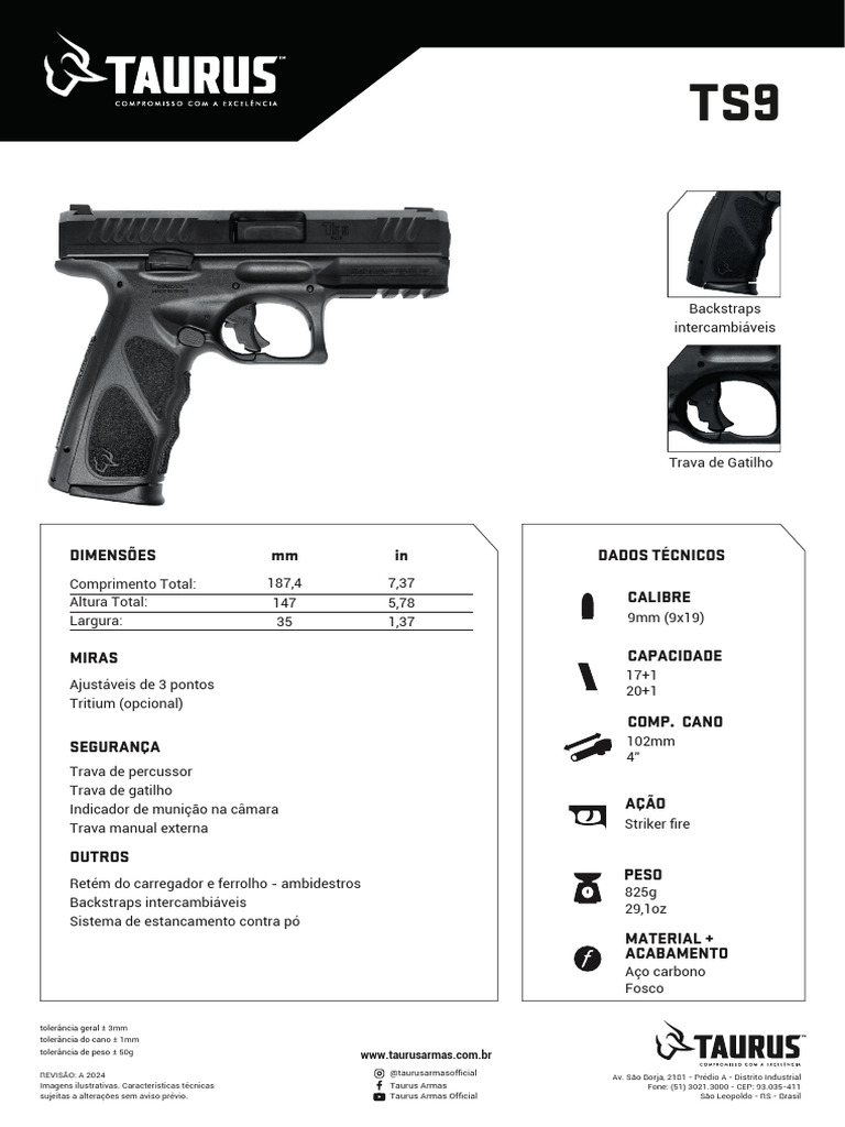 pistola-taurus-t-s9 | PDF