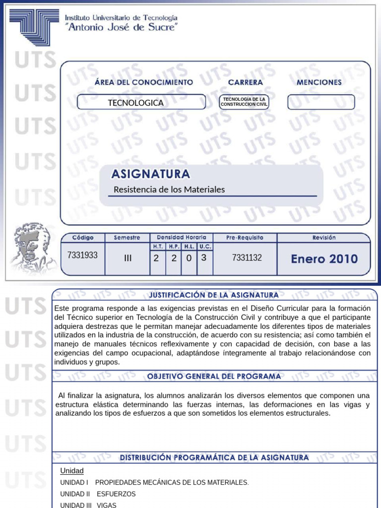 Resist. de Los Materiales | PDF