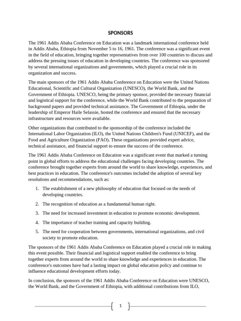 Best Mweemba Adis Ababa | PDF