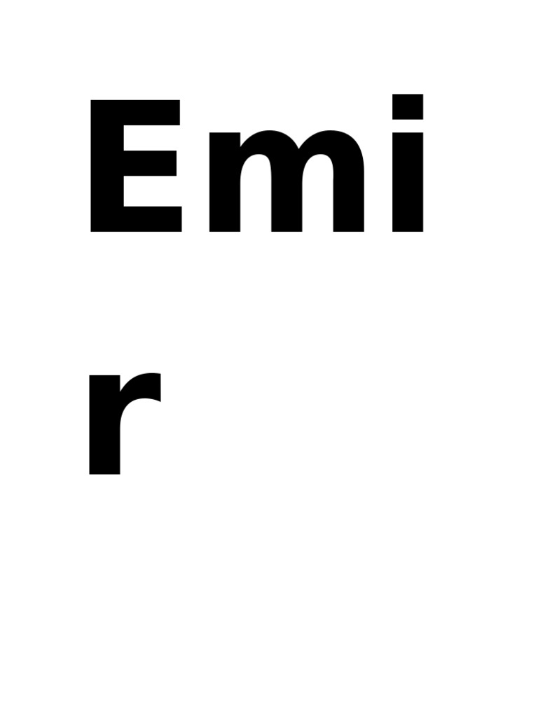 Emir | PDF