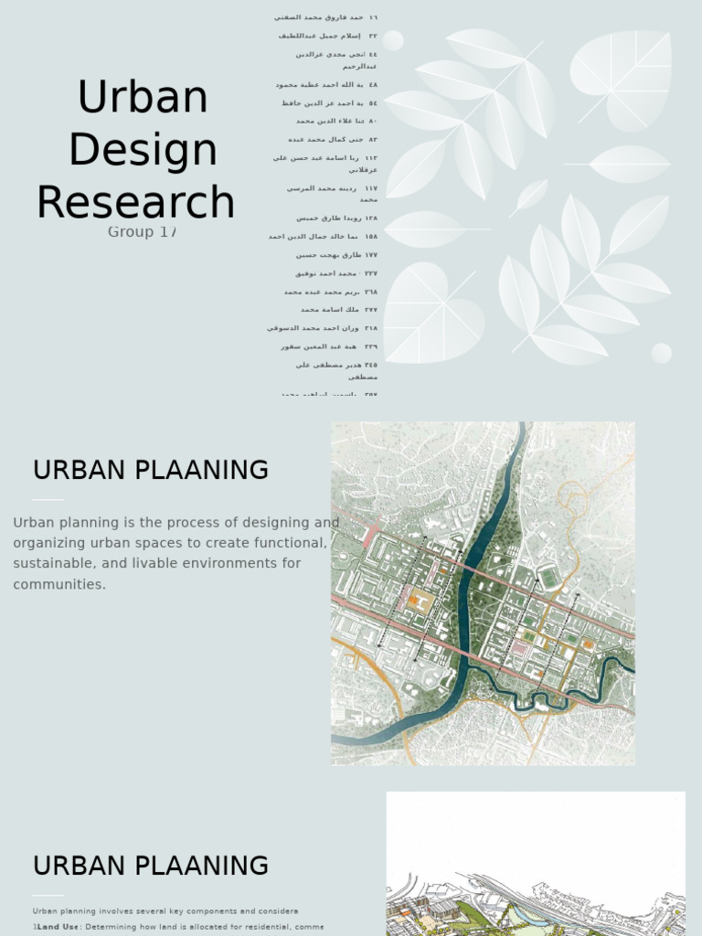 Urban Design Research | PDF