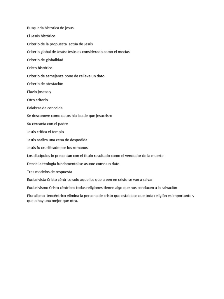 Busqueda Historica De Jesus Pdf
