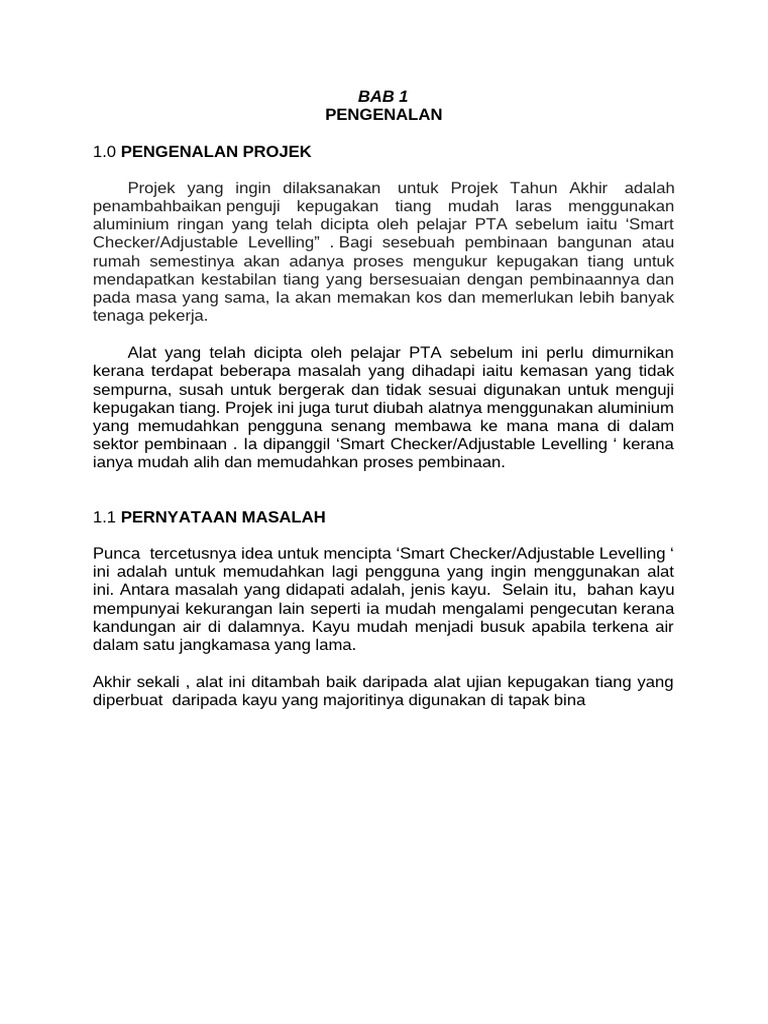 Pengenalan Pengenalan Projek | PDF