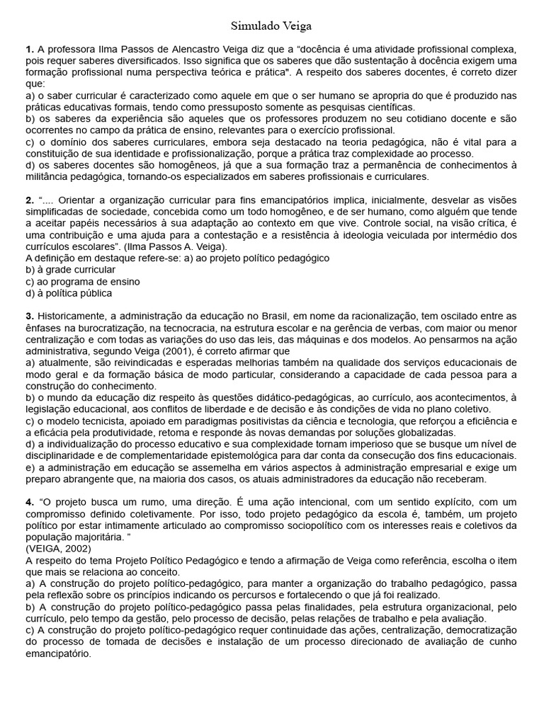 Simulado Veiga.docx | PDF