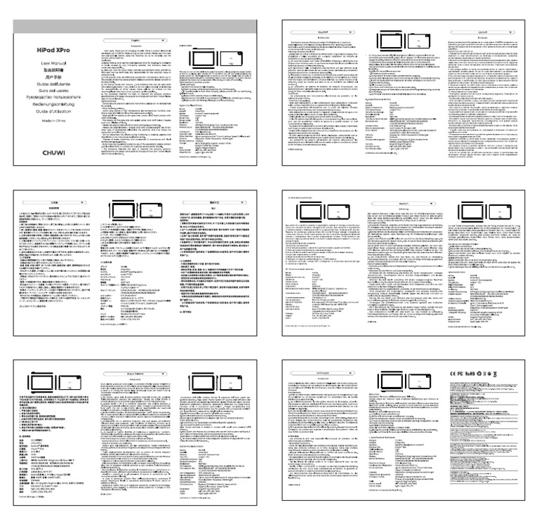 CHUWI HiPadXPro-UserGuide | PDF