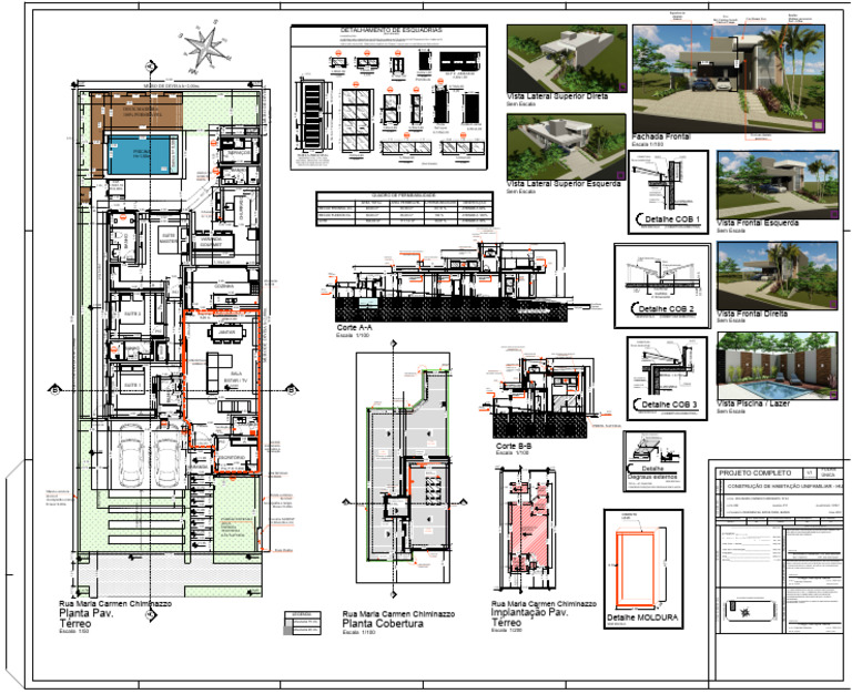 PROJ - EXEC.EDUARDO E CINTHIA.V1-Projeto Completo-1 | PDF