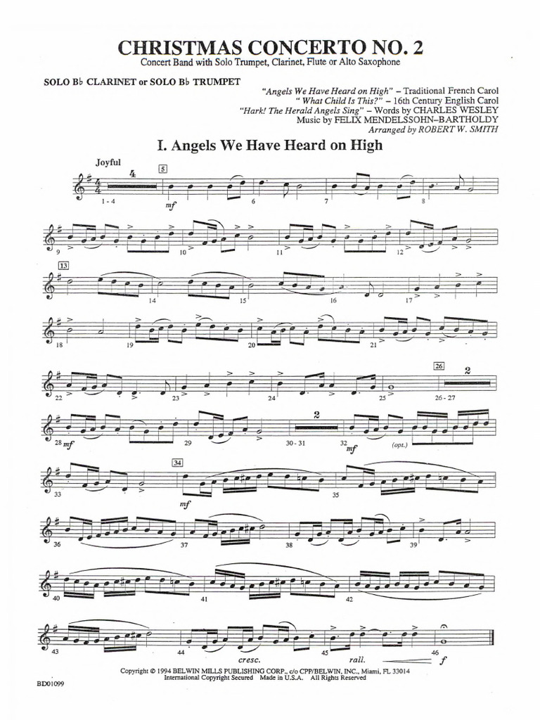 Christmas Concerto #2 - Arr. Robert W. Smith | PDF