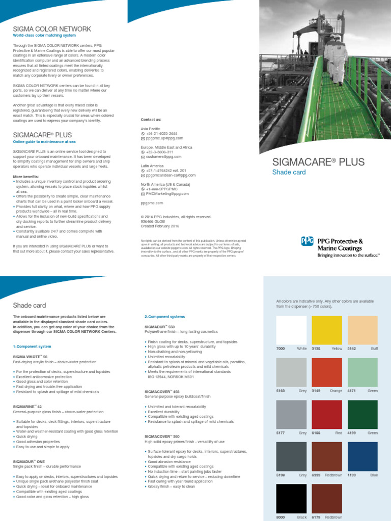 PPG Shade Card | PDF