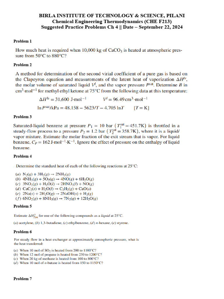 Suggested Problem CH 4 | PDF