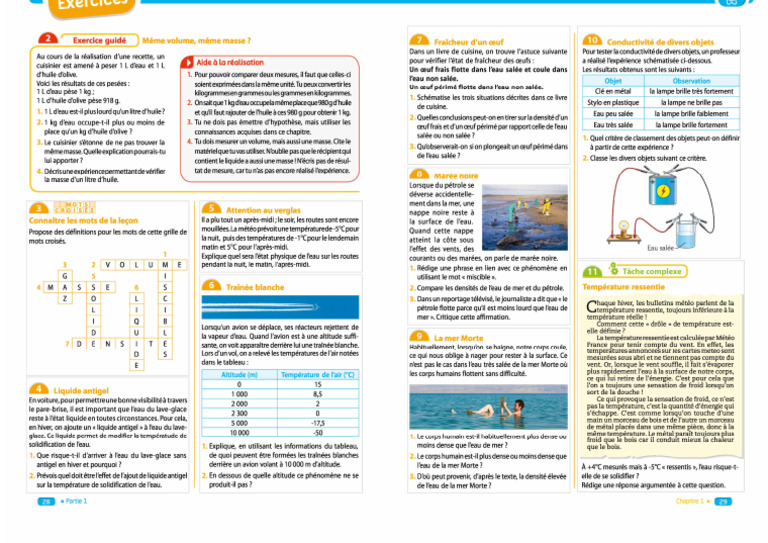 Exercices P28 P29-3 | PDF