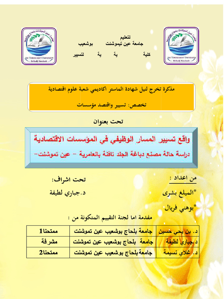 Memoire Bouchra - Compressed | PDF