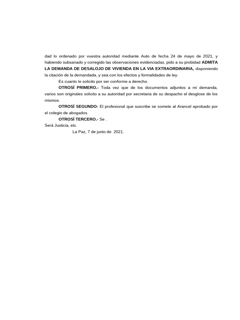 No Subsana Gregorio | PDF