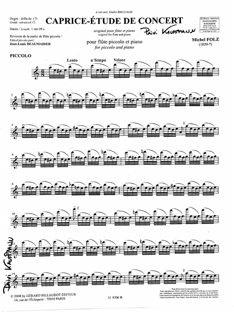 Folz Caprice Étude Picc Piano 3 Oct. 2024 14 31 | PDF