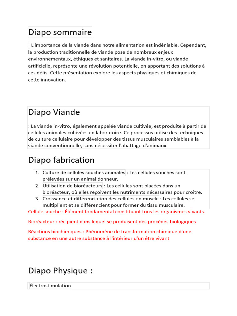 Texte SPC Exposé | PDF