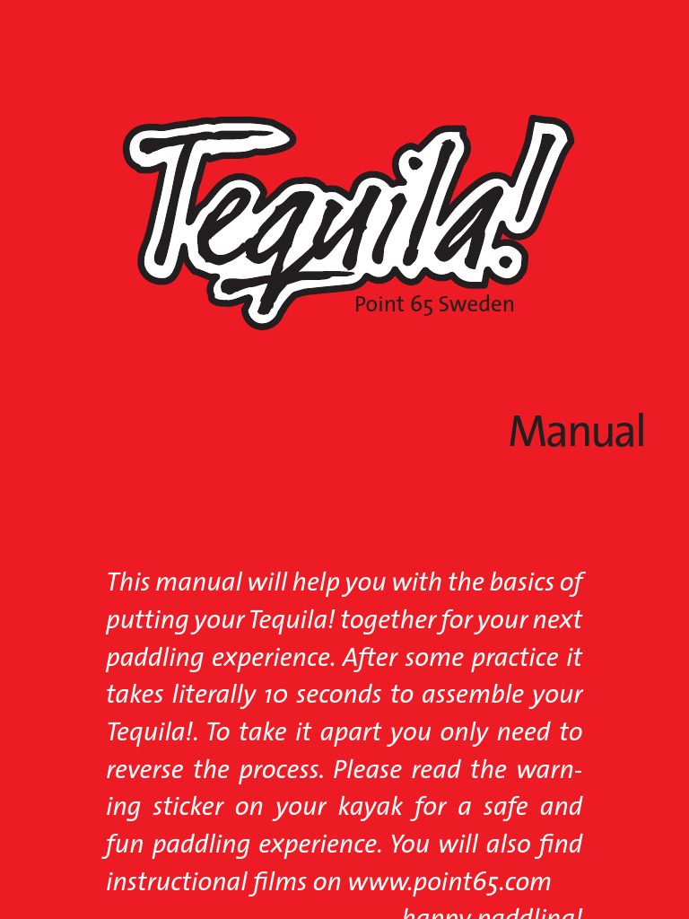 Kayak Tequila Point 65 | PDF