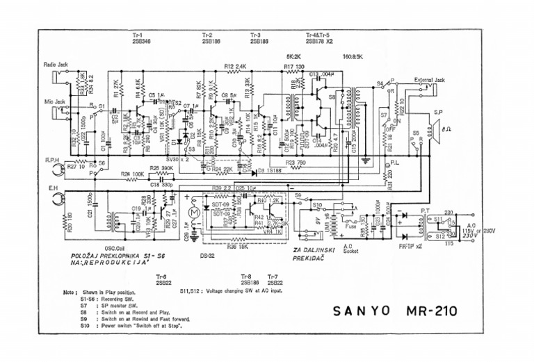 Sanyo MR 210 | PDF
