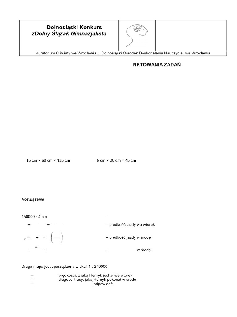Klucz Powiatowy Mat Fiz 2018 | PDF