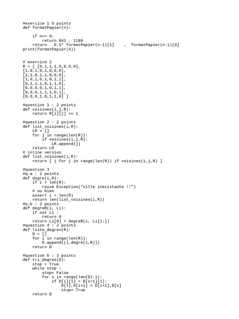 Python Graph and Degree Functions | PDF
