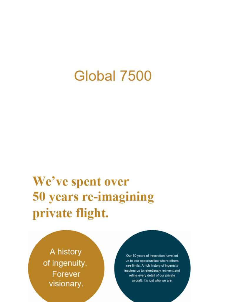 Global 7500 | PDF
