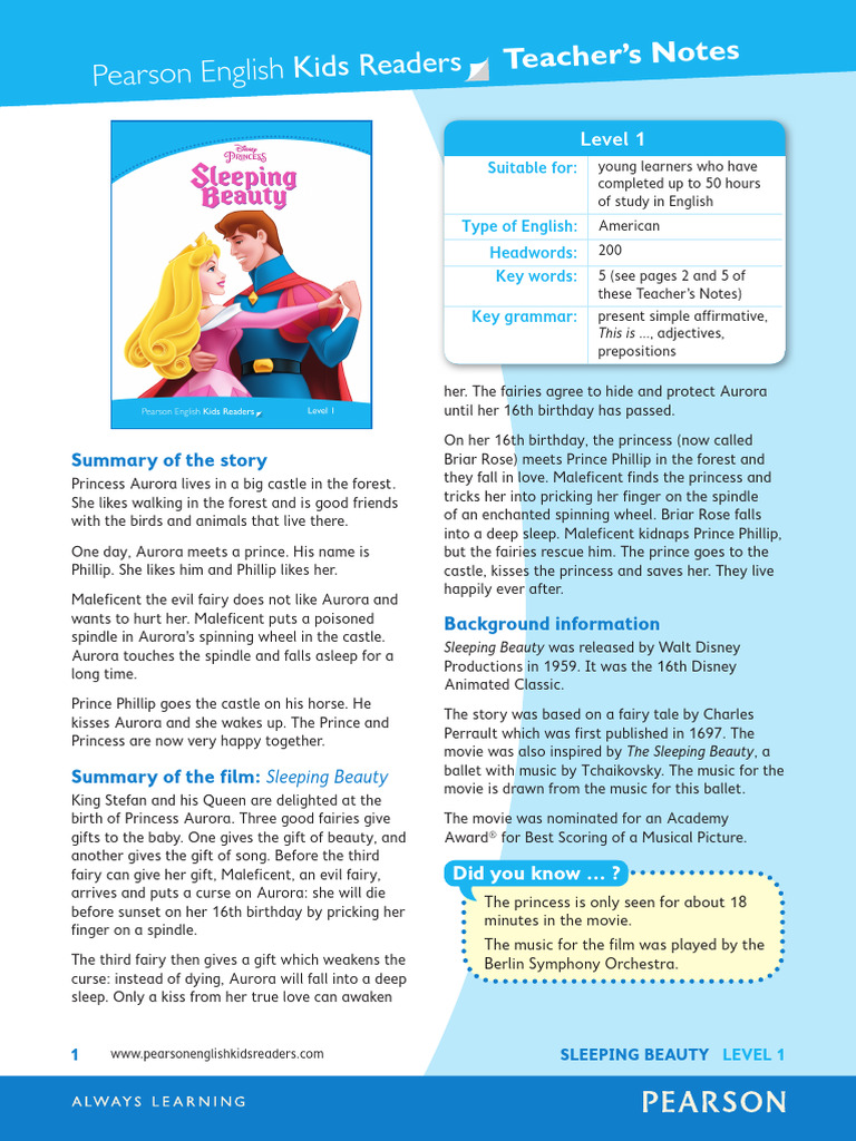 HOME - AMAZING READERS - Book of The Week - PDF - The Sleeping Beauty | PDF