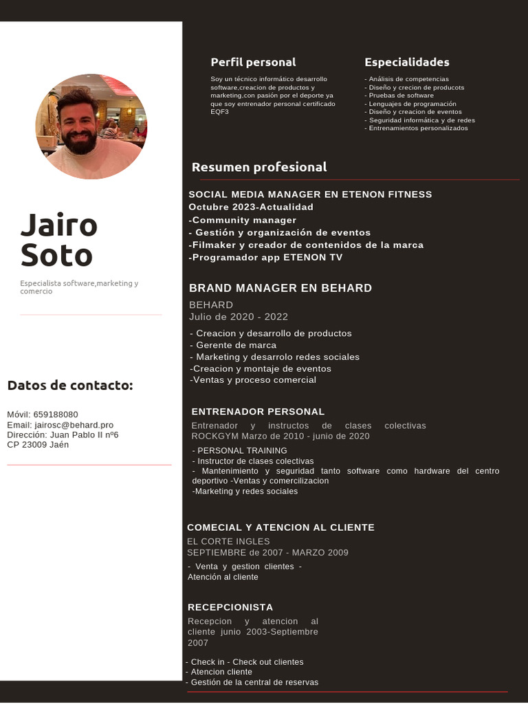 Curriculum Vitae Jairo PDF | PDF