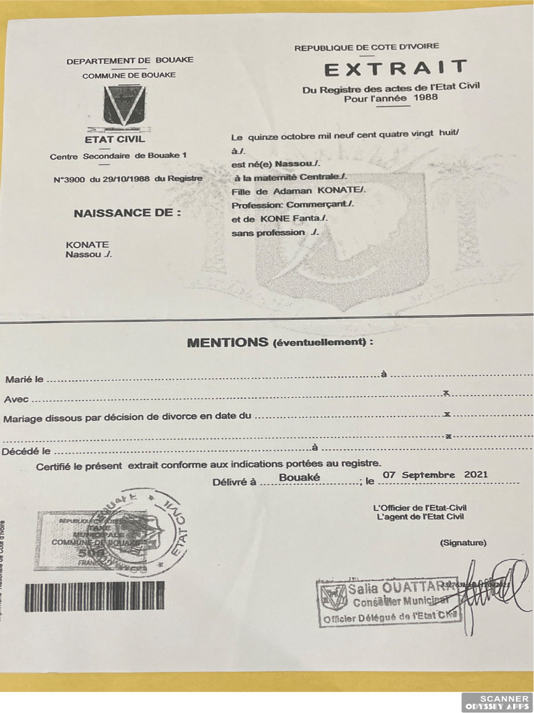 Extrait Nassou 4 | PDF