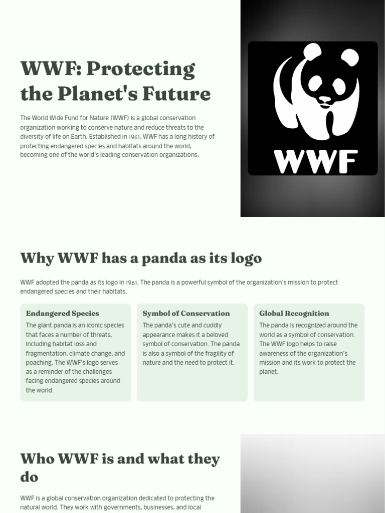 WWF: Protecti G T e Pla Et' Future | PDF