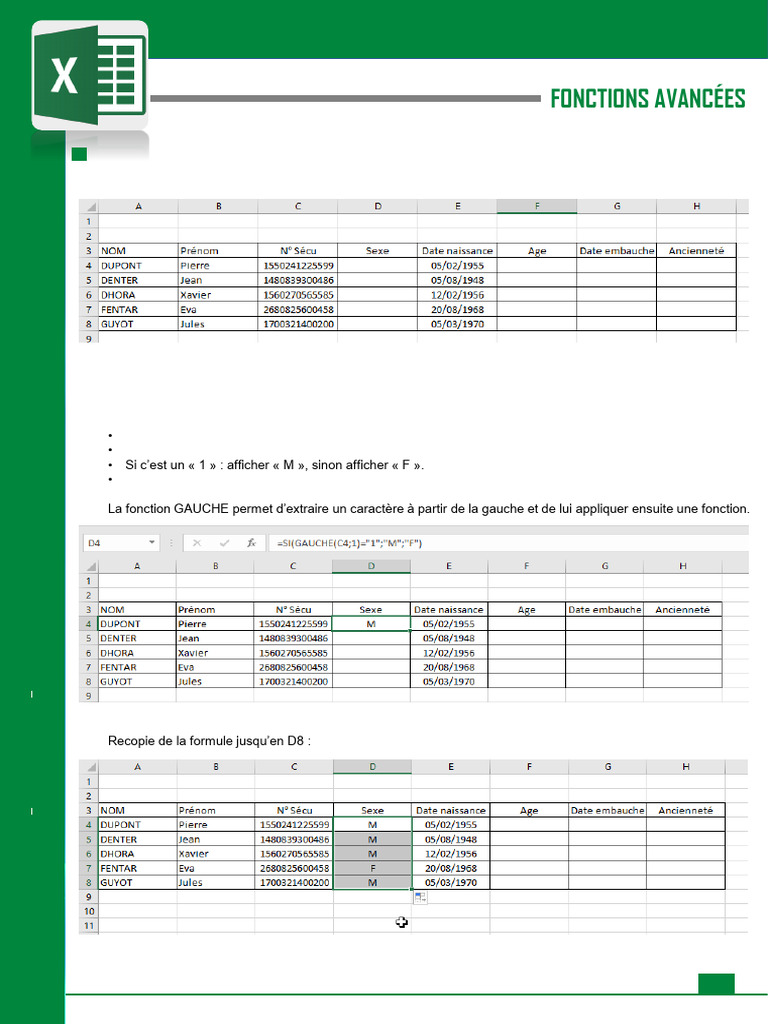 Fonctions Avancées | PDF
